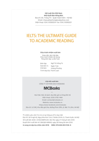 Doc Thu IELTSMIKE The Ultimate Guide To Academic Reading | PDF