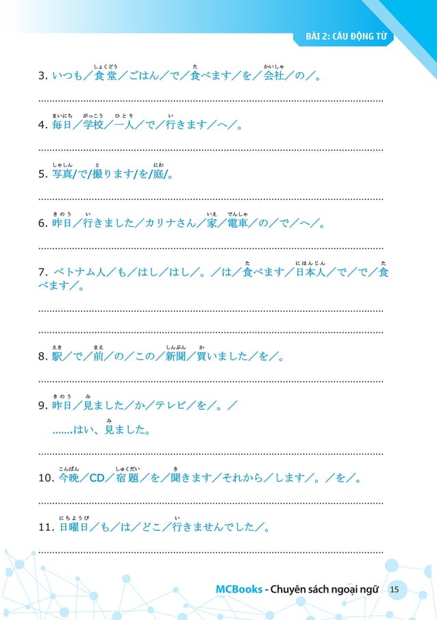 Doc thu bai tap ngu phap tieng nhat | PDF