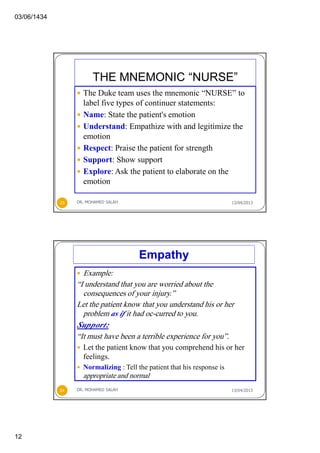 Doctor patient communication and relationship | PDF