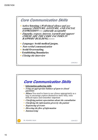 Doctor patient communication and relationship | PDF