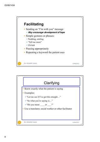 Doctor patient communication and relationship | PDF | First Aid | Injuries