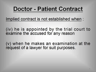 Doctor patient contract | PPT