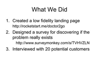 Doctor2go low fidelity bus model | PPT