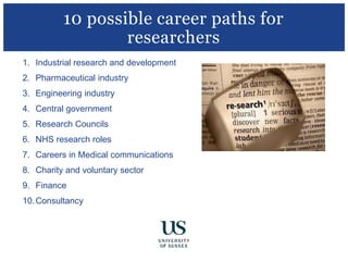 Doctoral Researchers Career Exploration | PPTX