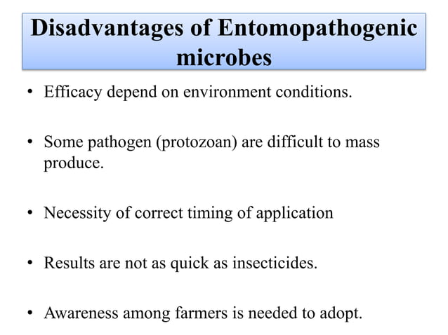 entomopathogenic microbes in the management of insect | PPTX ...