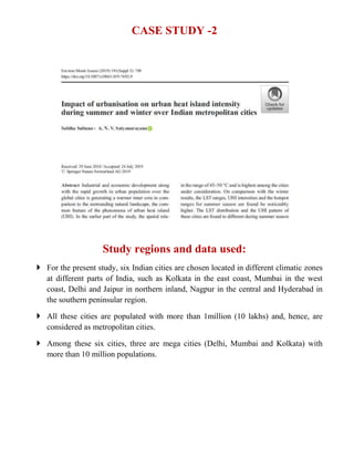 Urban Heat Island | PDF