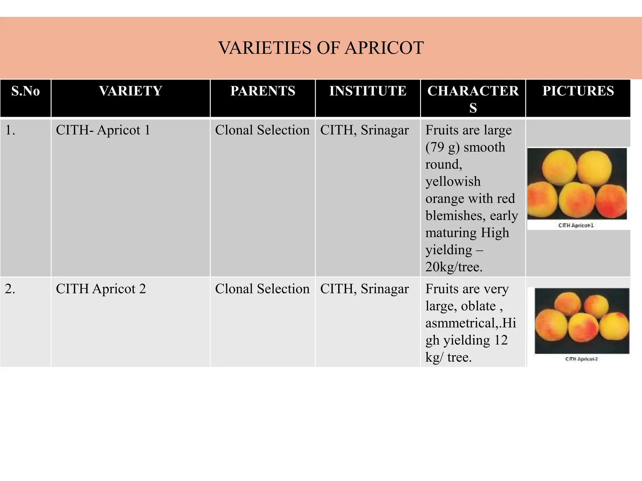 NATIONAL AND INTERNATIONAL SCENARIO IN FRUIT PRODUCTION, IMPROVED VARIETIES & HYBRIDS, RECENT ...