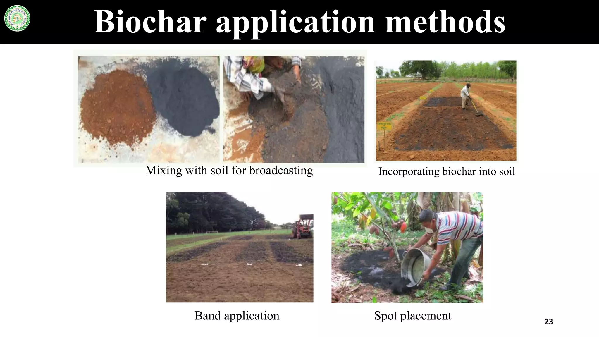 Biochar and its application in agriculture | PPT