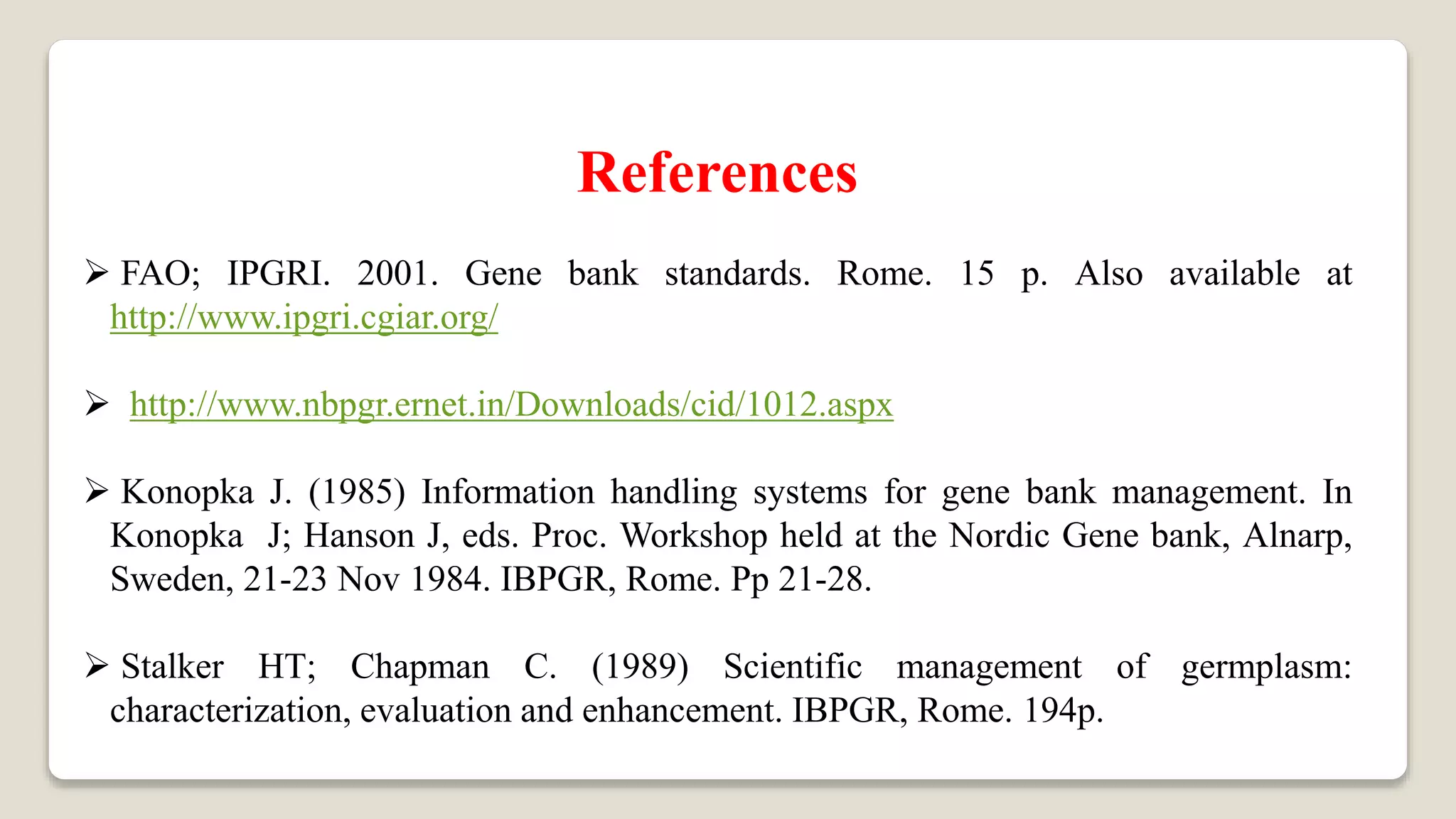 Biodiversity and conservation of fruit crops | PPTX