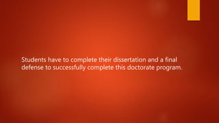 Doctorate in mathematics & statistics | PPTX