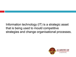 Doctorate in strategic information systems analysis at university switzerland | PPTX