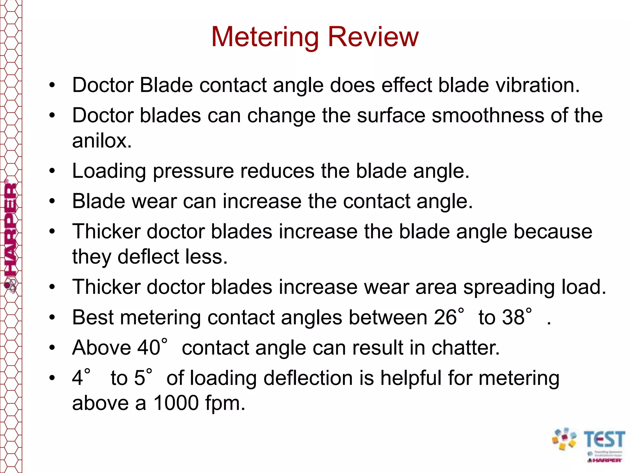 Doctor Blade Metering | PPTX
