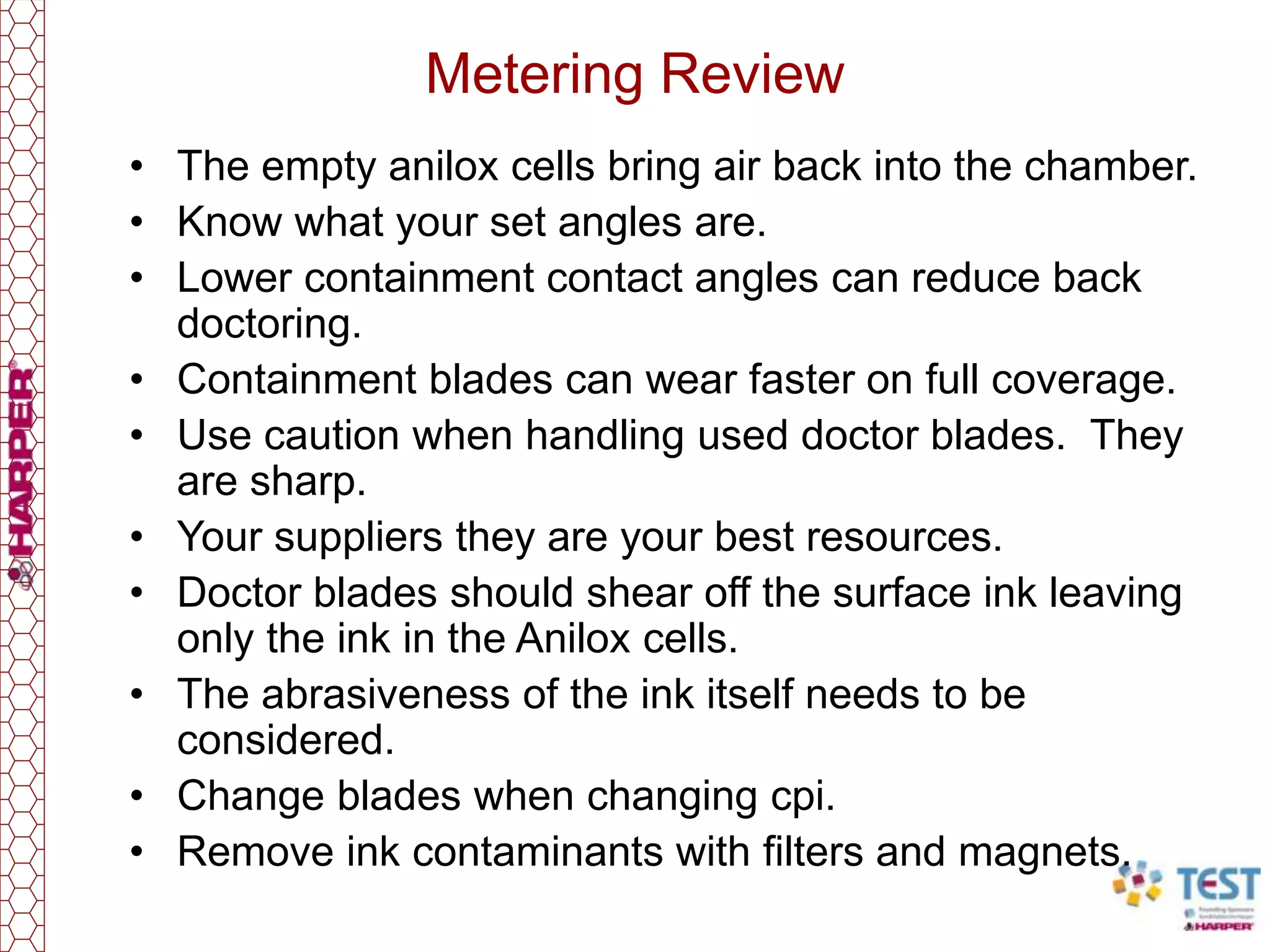 Doctor Blade Metering | PPTX