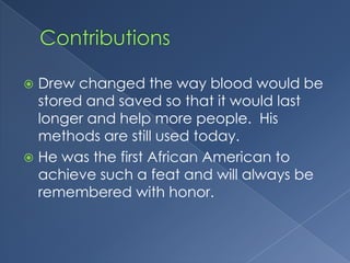 Doctor Charles Drew | PPT