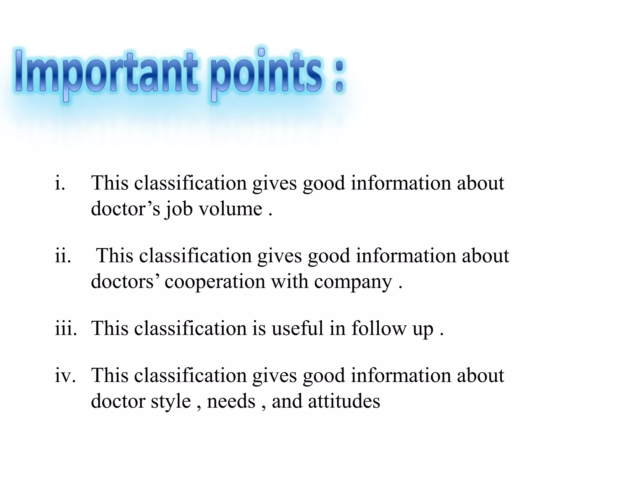 Doctor classification | PPTX