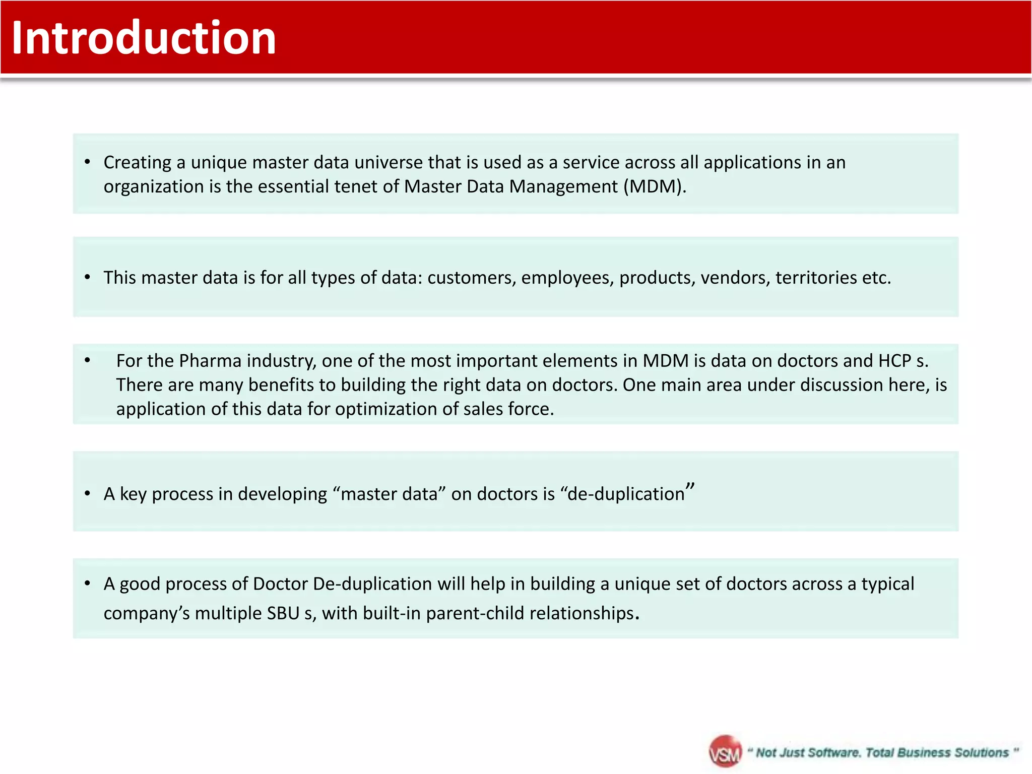 Doctor Data De Duplication And Profiling Ppt