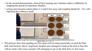 Doctor demonstrates how face mask blocks respiratory | PPT