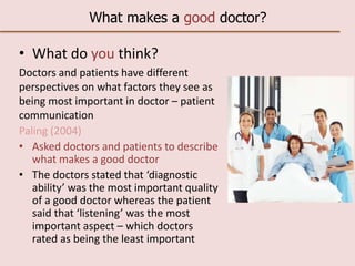 Doctor Patient Communication