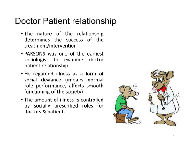 Doctor patient relationship | PPTX
