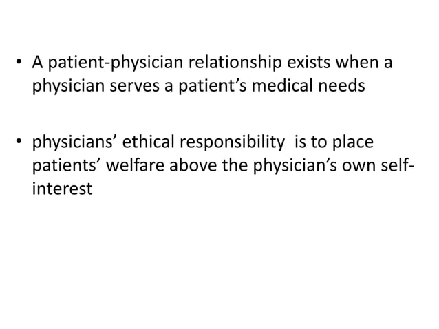 Doctor patient relationship | PPTX