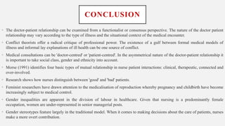 Doctor patient relationship | PPTX