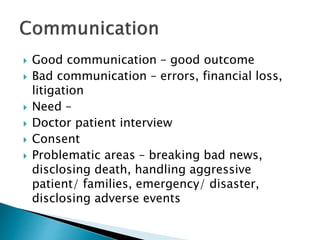 Doctor patient relationship | PPTX