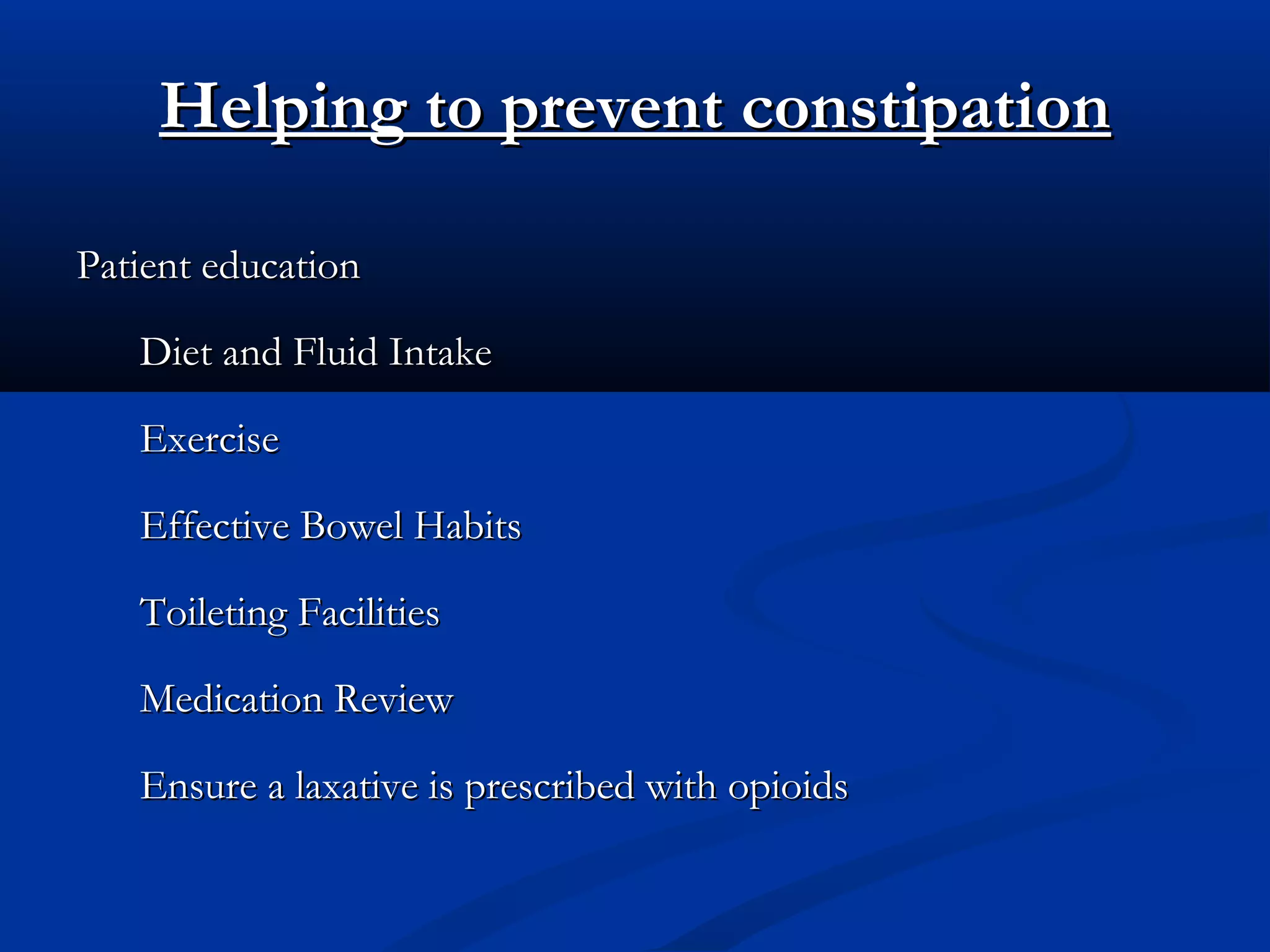 CONSTIPATION | PPT