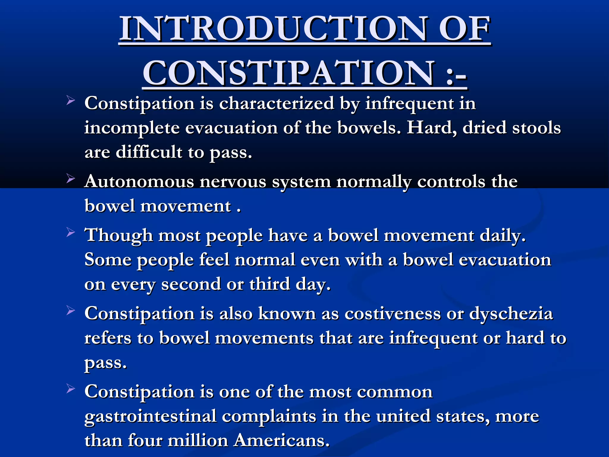 CONSTIPATION | PPT