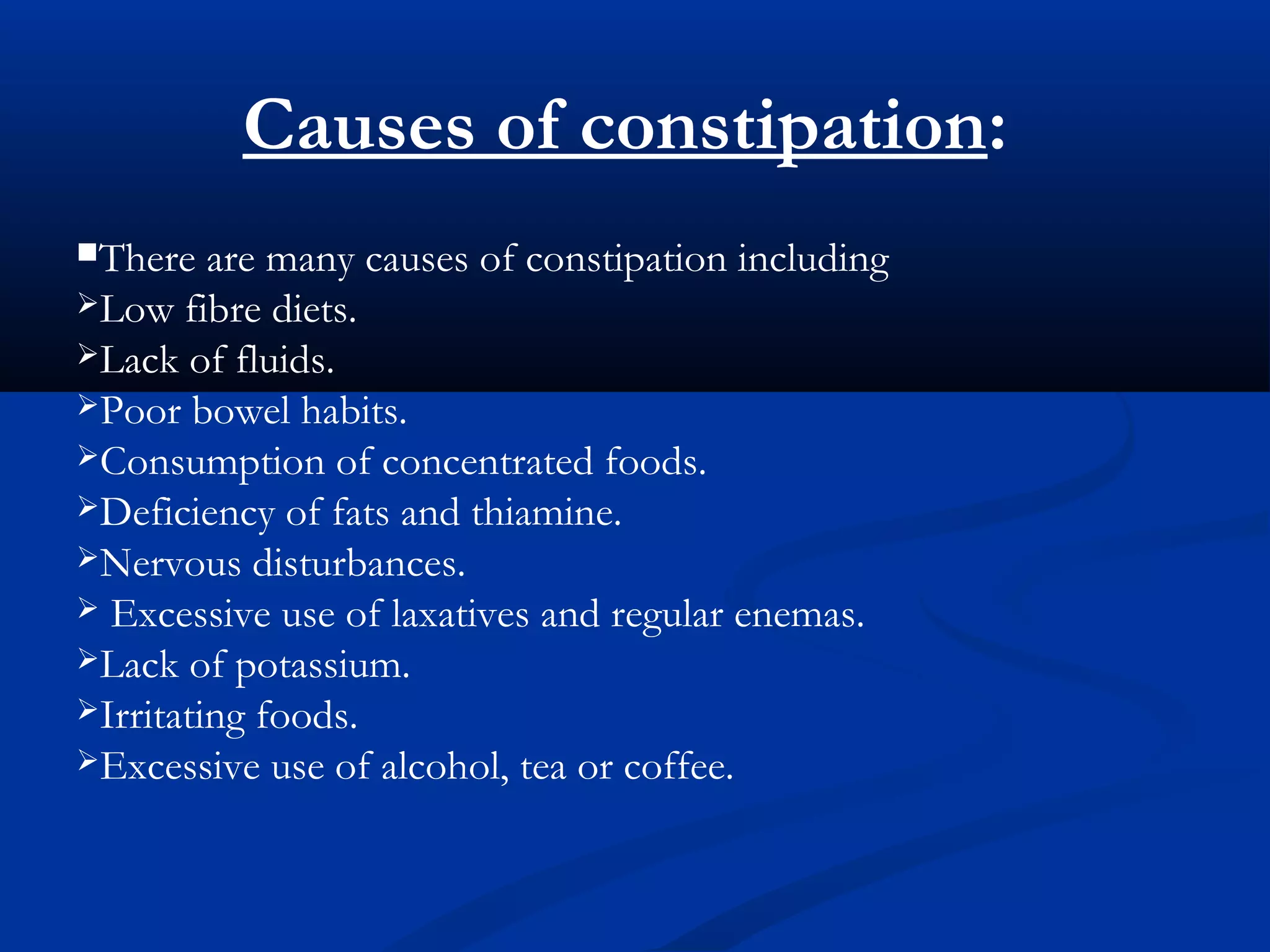 CONSTIPATION | PPT
