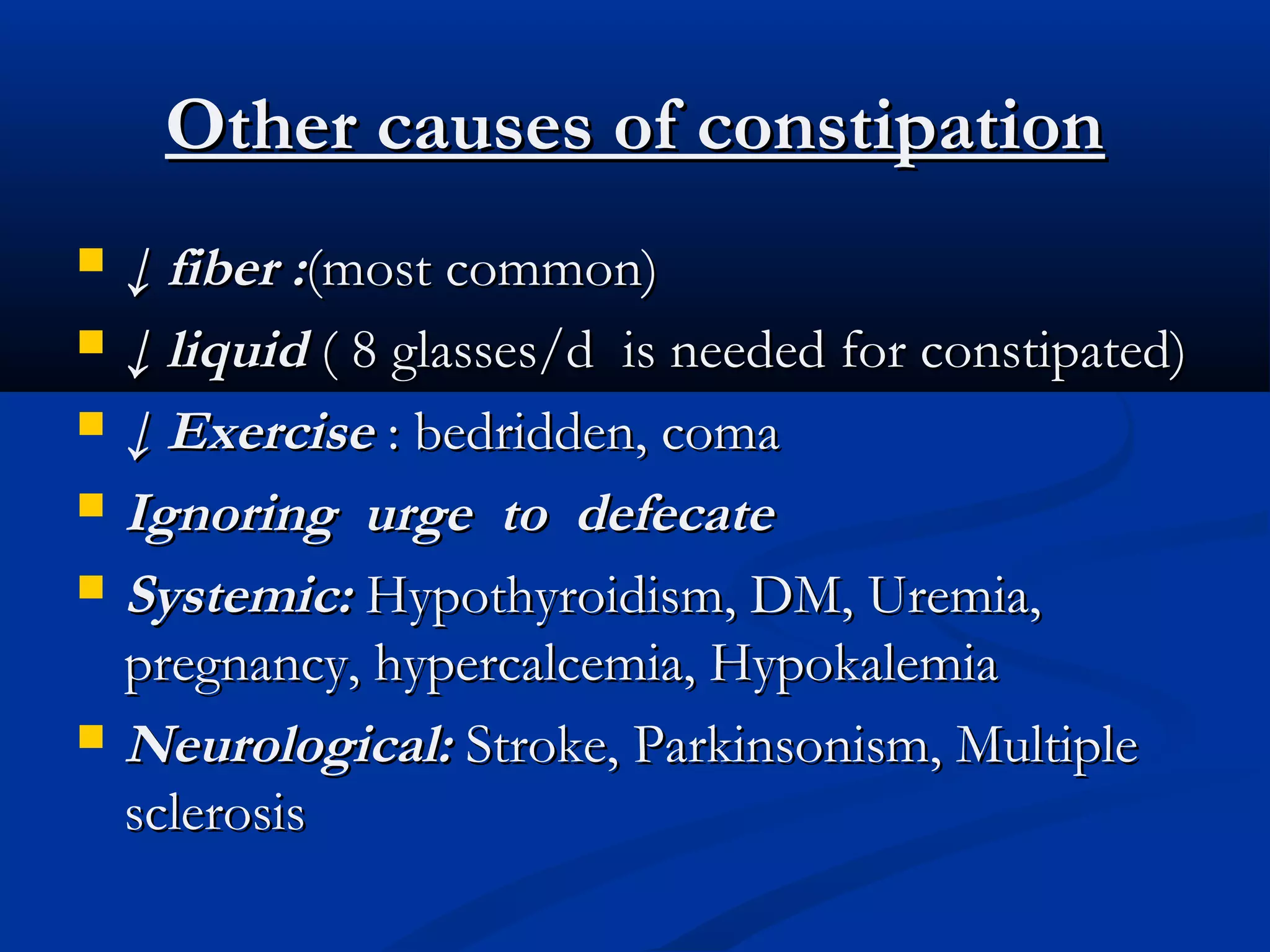 CONSTIPATION | PPT