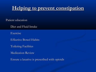 CONSTIPATION | PPT