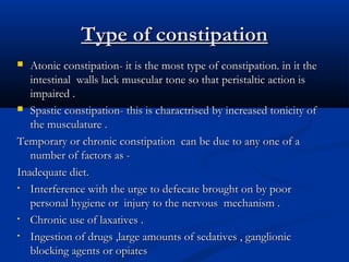 CONSTIPATION | PPT