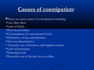 CONSTIPATION | PPT