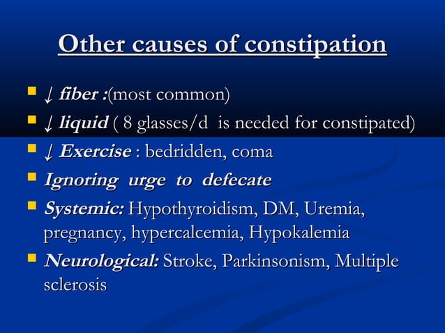 CONSTIPATION | PPT