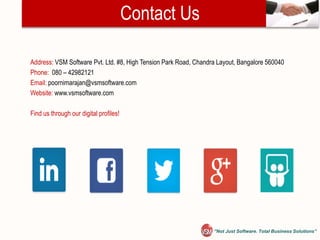 VSM Pharma Services - Case Study | PPT