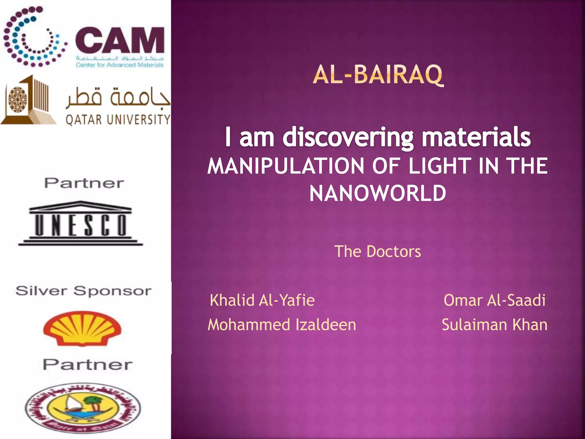 Manipulation of Light in the Nanoworld, The Usage of the RGB Technique ...