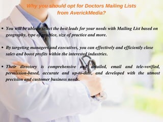 Doctors email list | PDF
