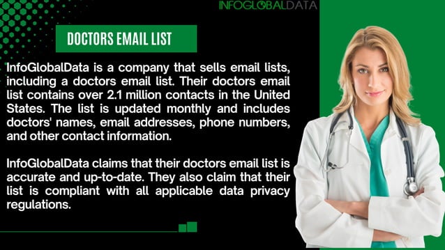 100% Permission Based Doctors Email Address List | PPT