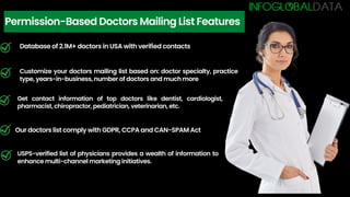 100% Permission Based Doctors Email Address List | PPT