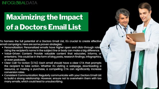 100% Permission Based Doctors Email Address List | PPT