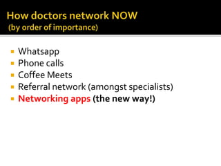 Doctors network in India - 2015-16 report | PPTX