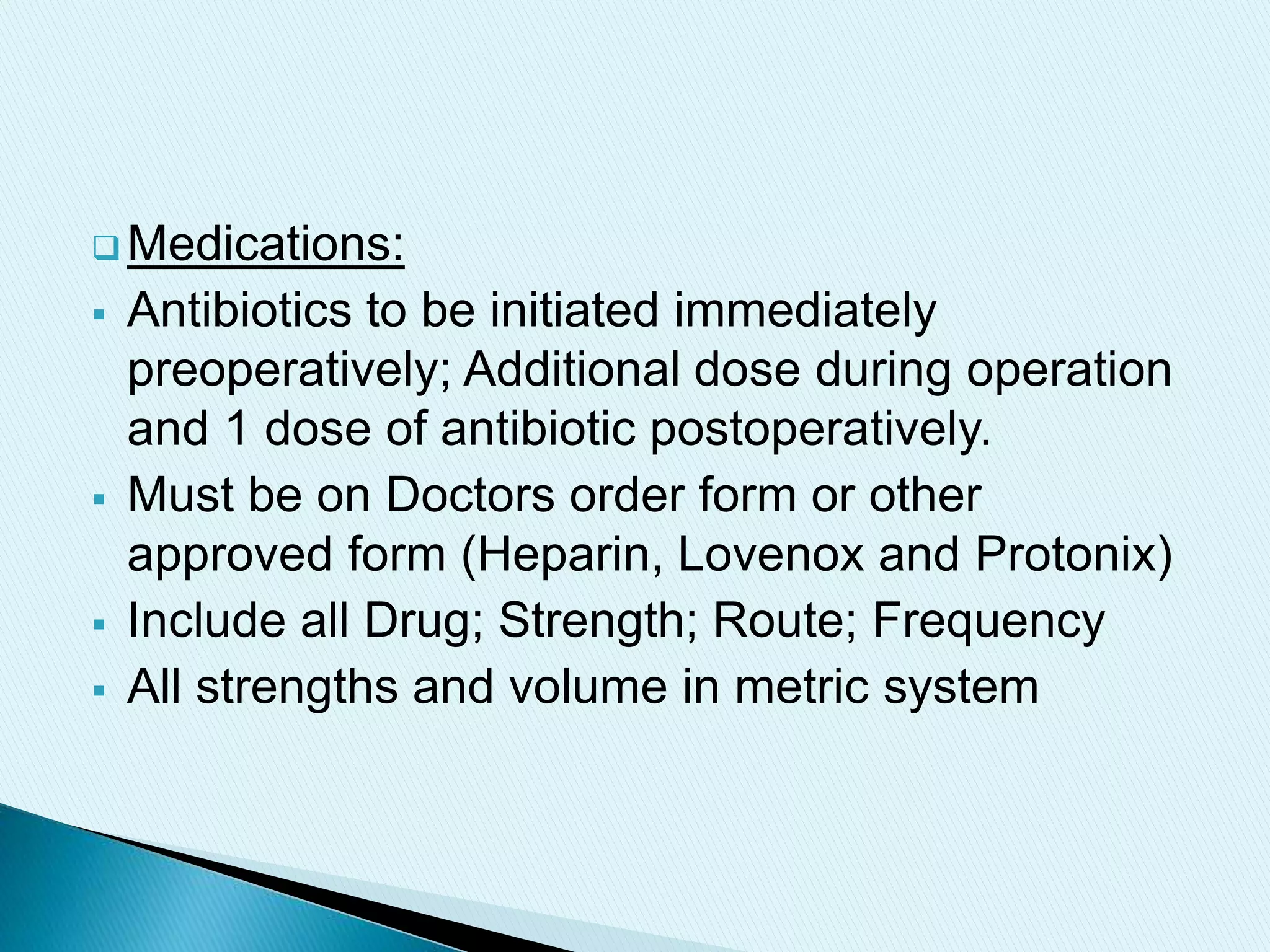 Doctors order sheet | PPTX