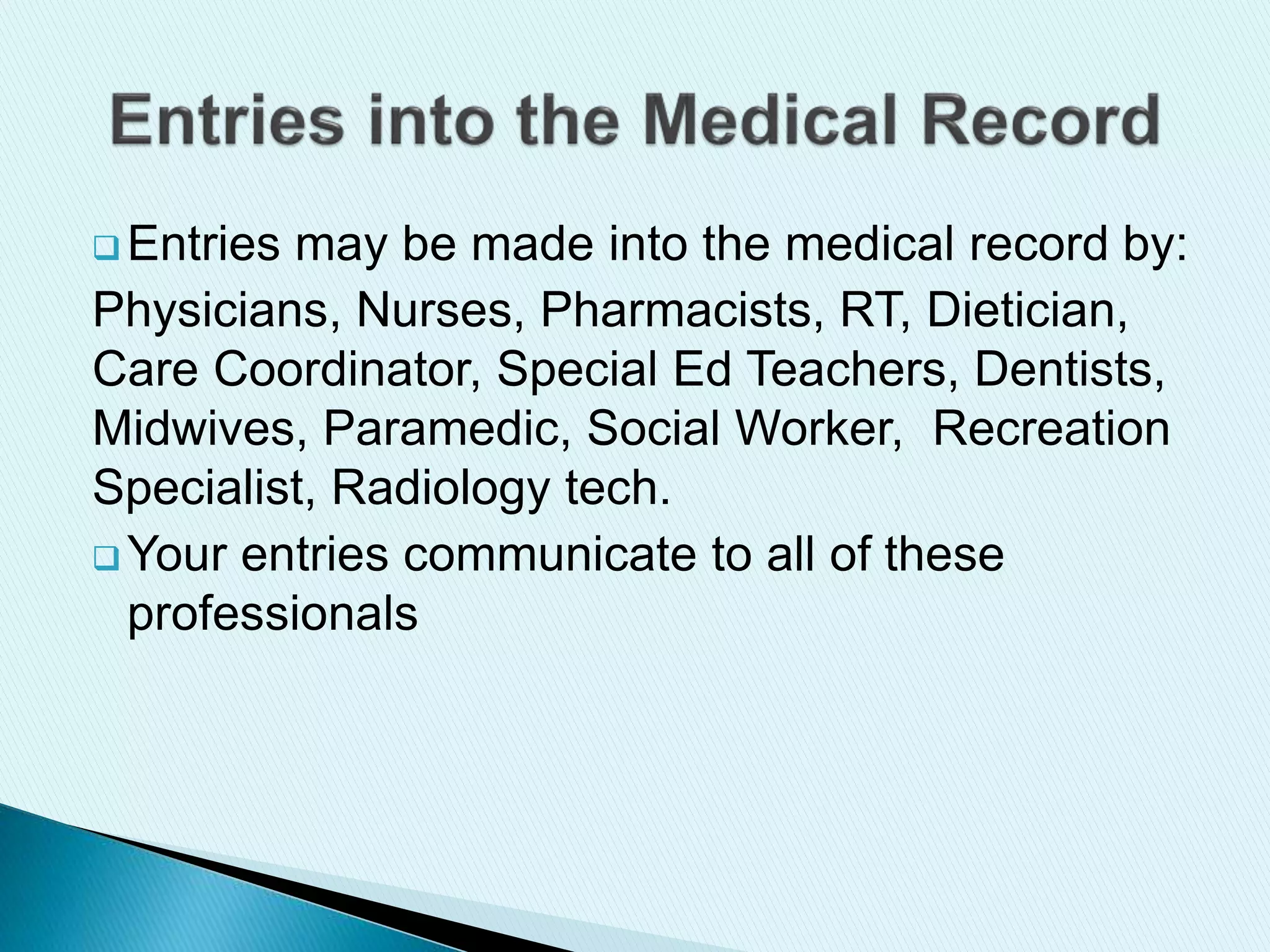 Doctors order sheet | PPTX