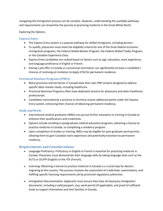 Doctor's Path to Canada Immigration, Salaries, and Opportunities.docx