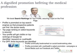 Doctors premium profile is a Mini Website on India’s premier Healthcare ...