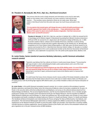 Doctors scientists and_nutritionists_on_kangen_water-2 | PDF