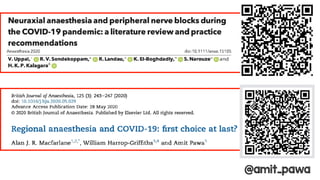 Regional Anaesthesia in the "New Normal" | PPT