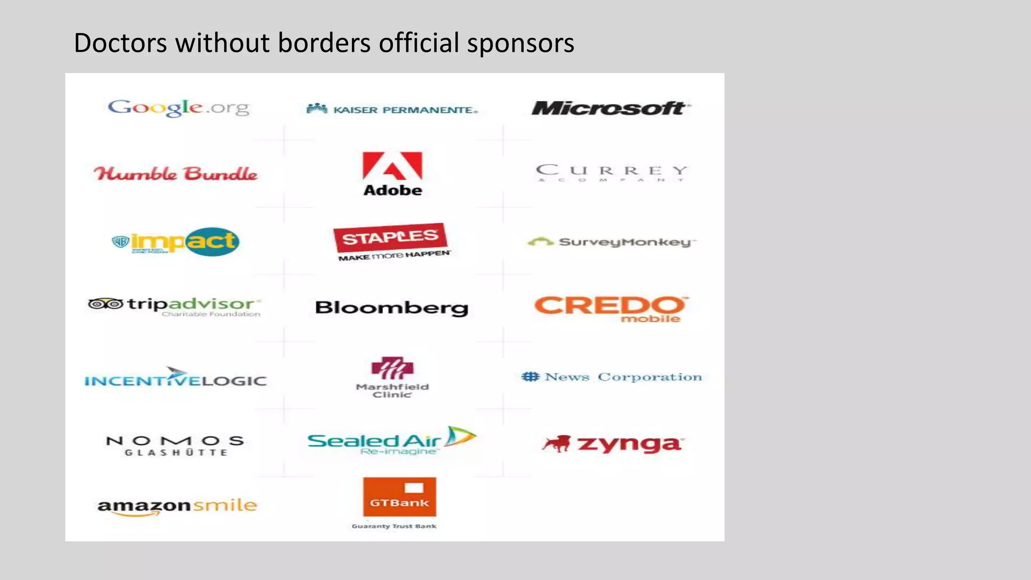 Doctors without borders | PPTX