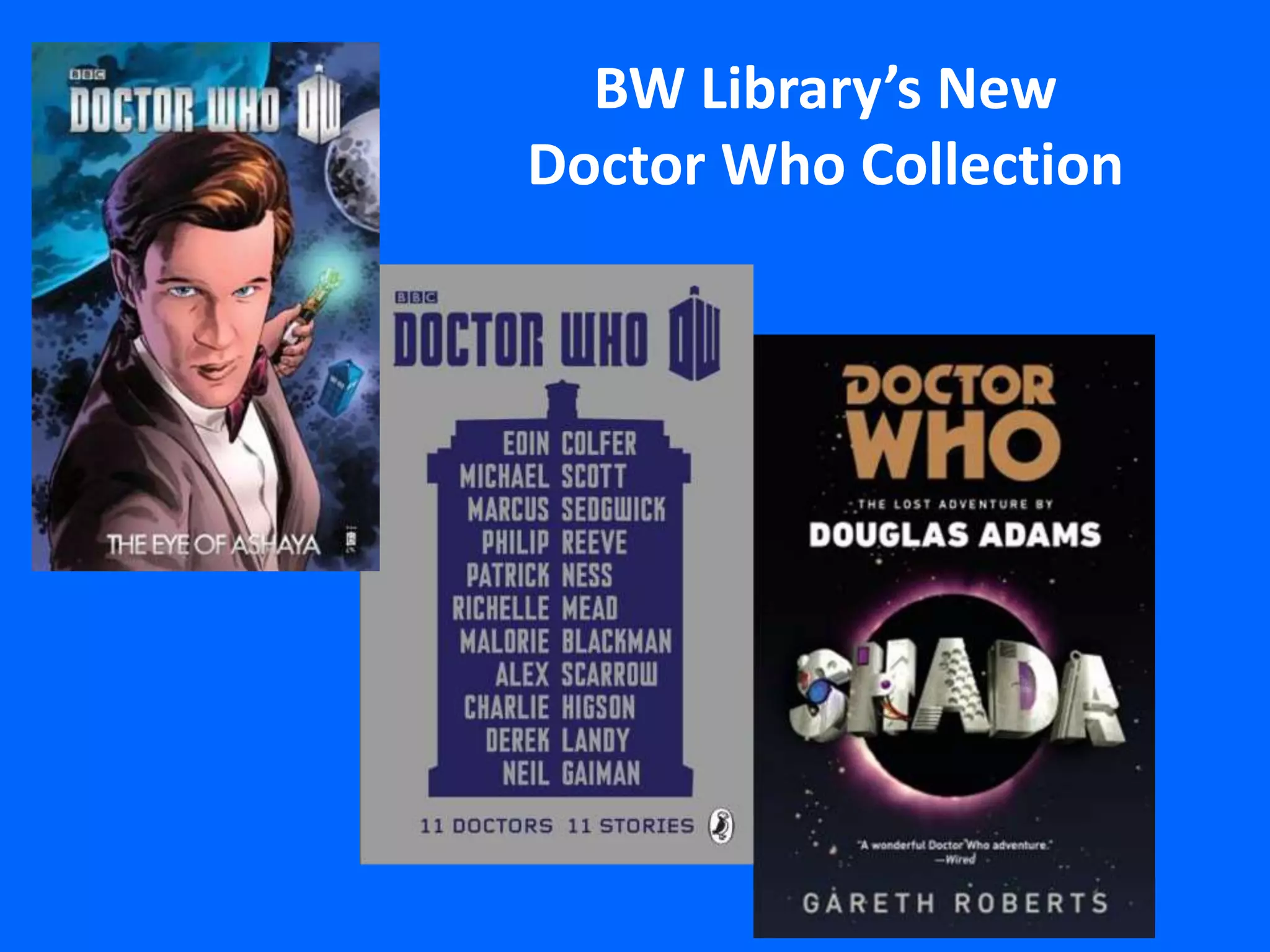 Doctor Who Tardis Library Display | PPT