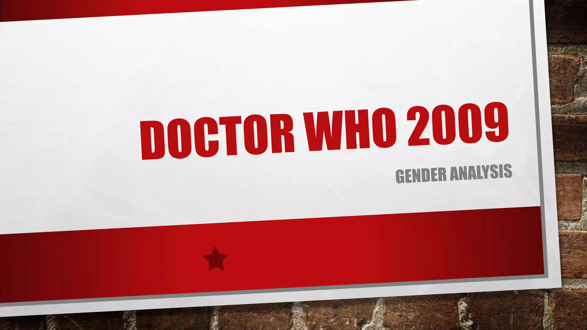 Doctor who 2009 | PPTX